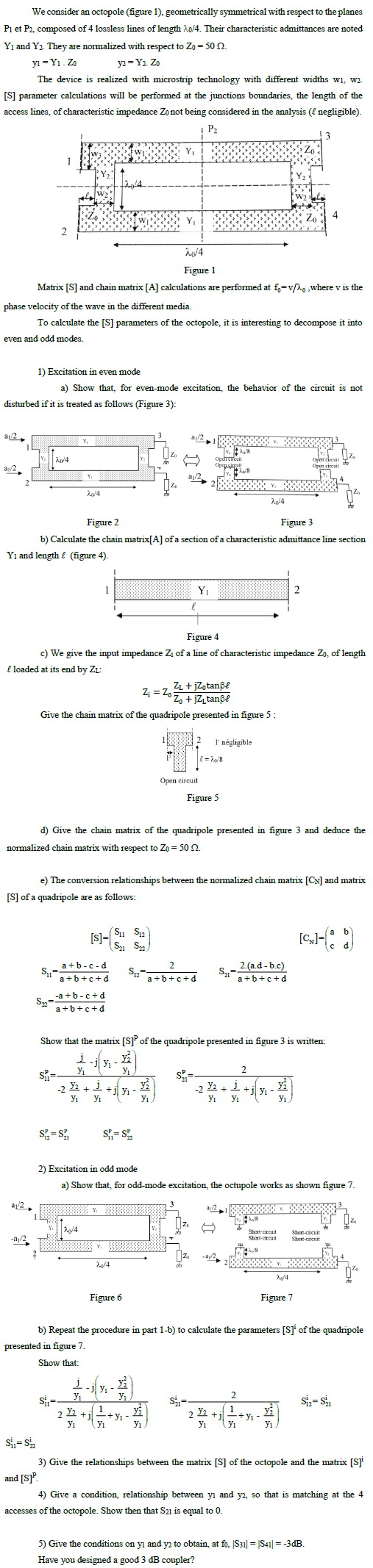 We consider an octopole (figure 1), geometrically | Chegg.com