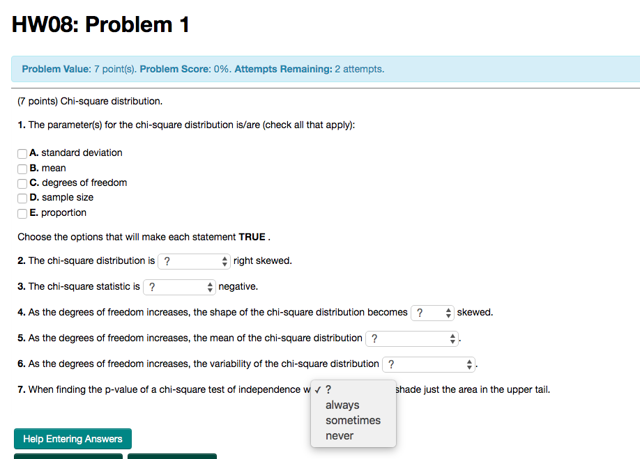 Solved Hw08 Problem 1 Problem Value 7 Points Problem 