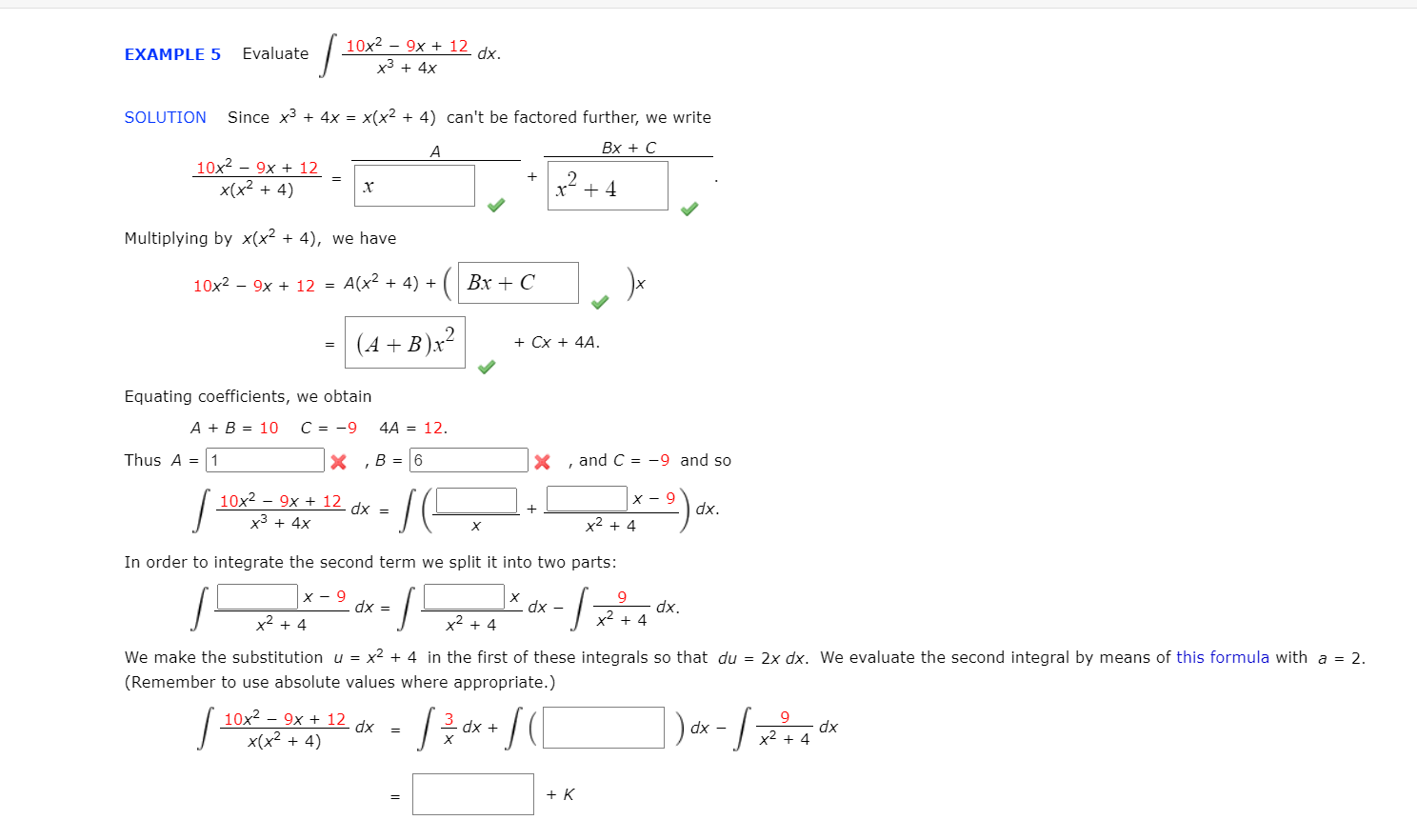 Solved EXAMPLE 5 Evaluate 10x2 9x 12 Dx X3 4x Chegg solved-example-5-evaluate-10x2-9x-12-dx-x3-4x-chegg