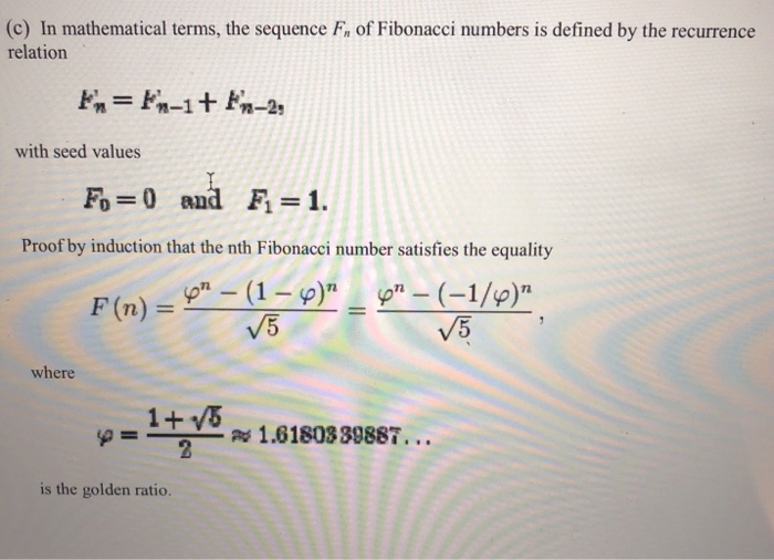 Solved A Provide An Exact Answer Or An Asymptotic Bound 1 