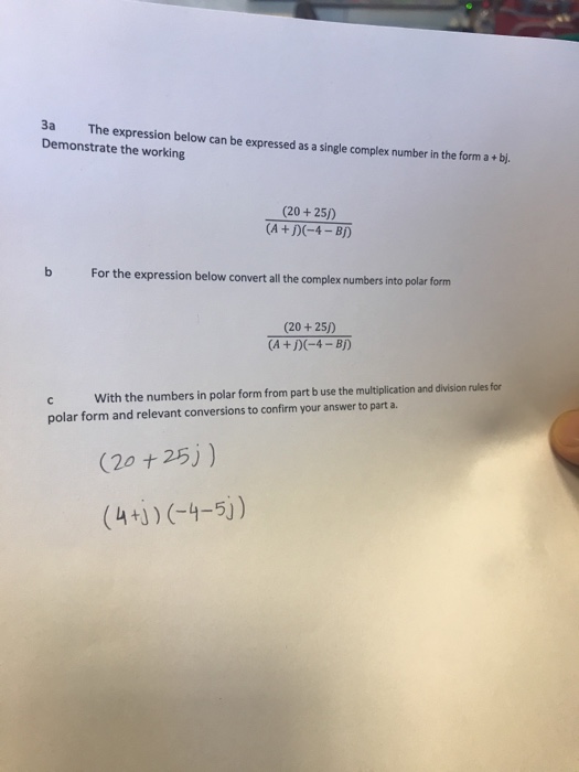 Solved 3a The expression below can be expressed as a single | Chegg.com