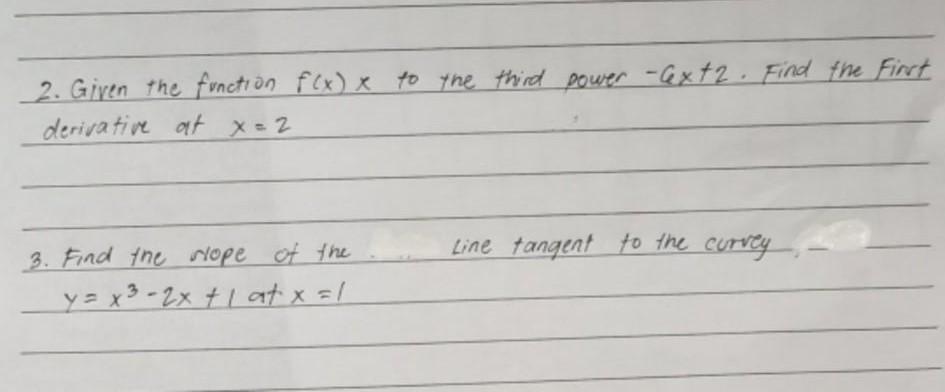 Solved 2. Given the function f(x) x to the third power | Chegg.com