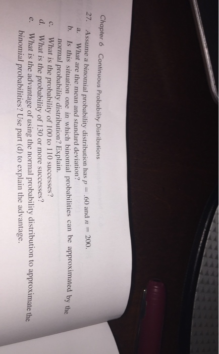 Solved Chapter 6 27. Continuous Probability Distributions | Chegg.com