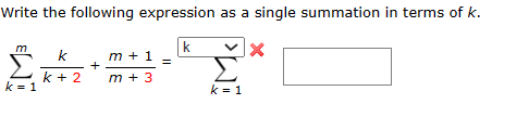 Solved Use the summation notation to rewrite the following | Chegg.com