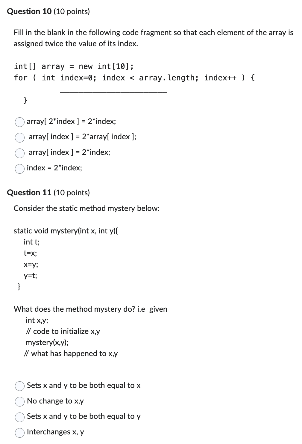 Solved Fill in the blank in the following code fragment so | Chegg.com