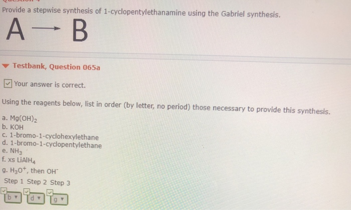 Solved Provide a stepwise synthesis of | Chegg.com