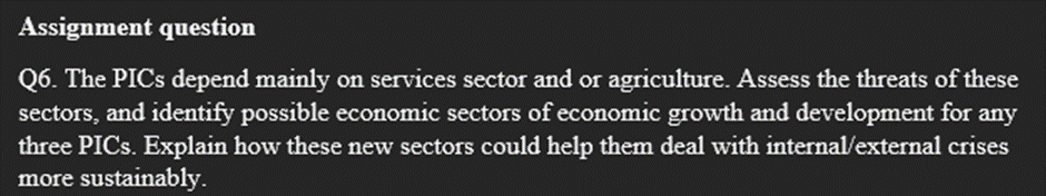 Solved Assignment question Q6. The PICs depend mainly on | Chegg.com