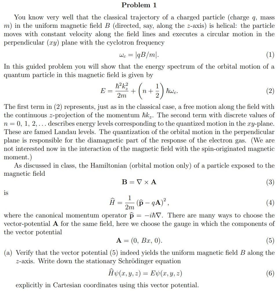 Solved You know very well that the classical trajectory of a | Chegg.com