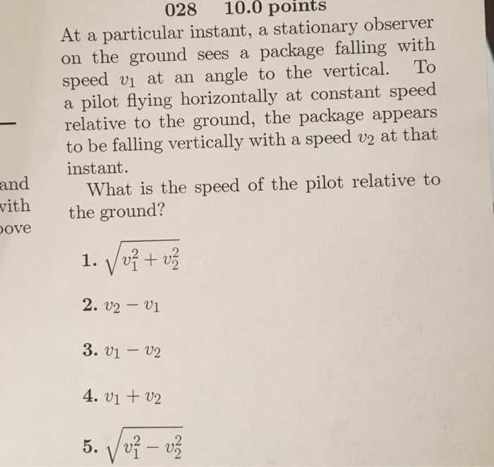 Solved At a particular instant, a stationary observer on the | Chegg.com