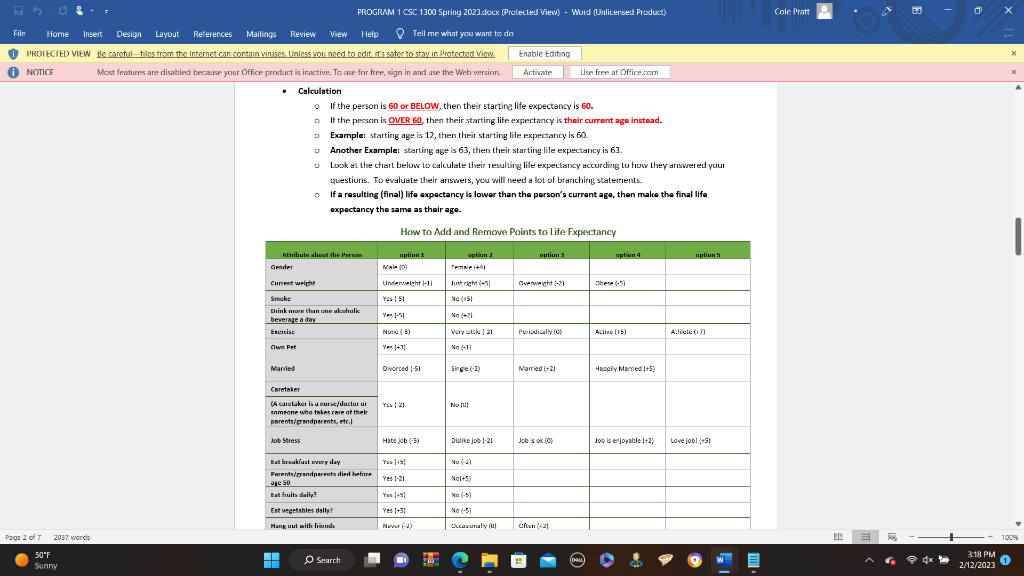 Solved Program Description Your Program Must Ask The User 