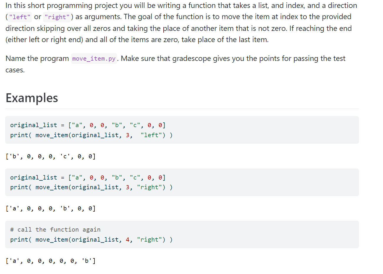 Solved In this short programming project you will be writing | Chegg.com