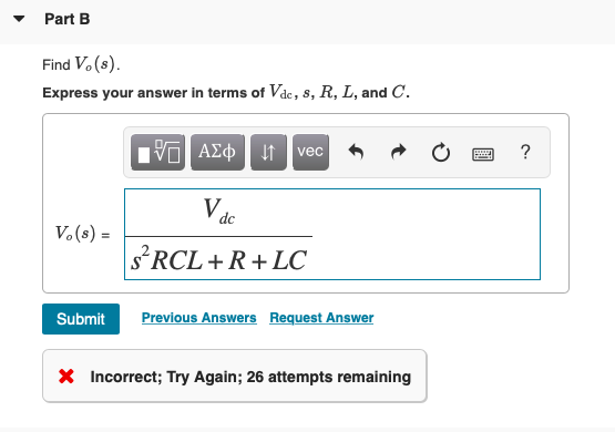 Solved Review 1 Constants Part A The switch in the circuit | Chegg.com