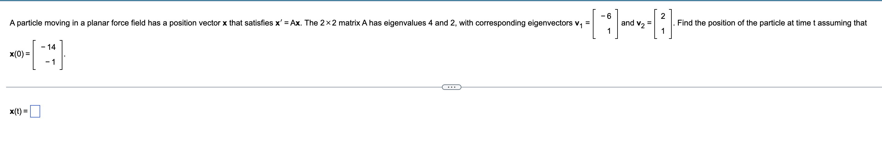 Solved -6 2 A particle moving in a planar force field has a | Chegg.com