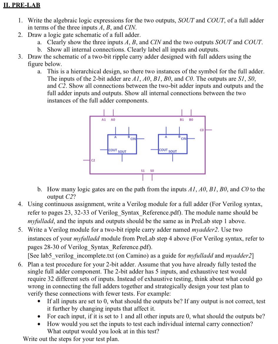 Solved In the previous lab we implemented a circuit that | Chegg.com