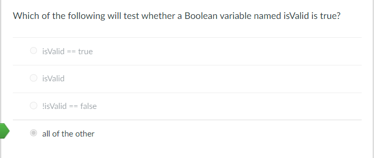 Solved Please explain why the correct answer is "all of the | Chegg.com