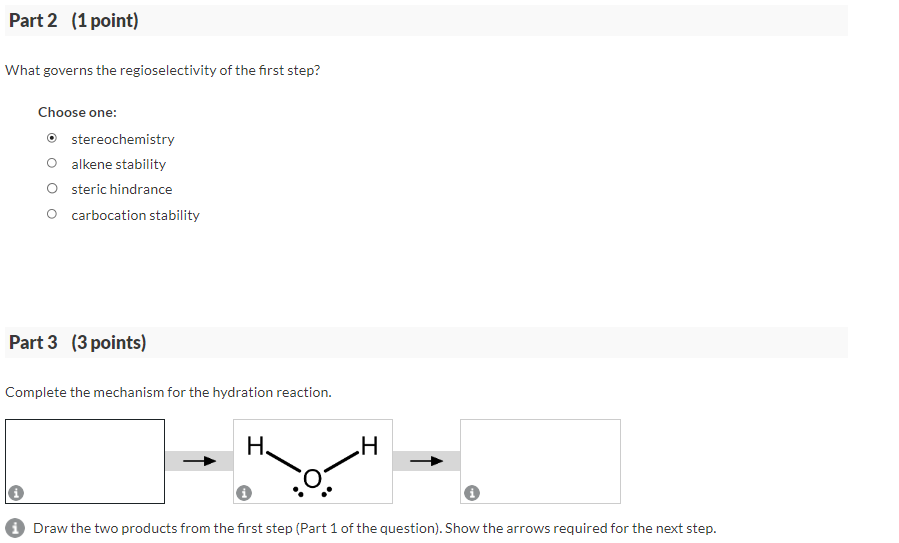 Solved Draw the mechanism arrows for the first step of the | Chegg.com