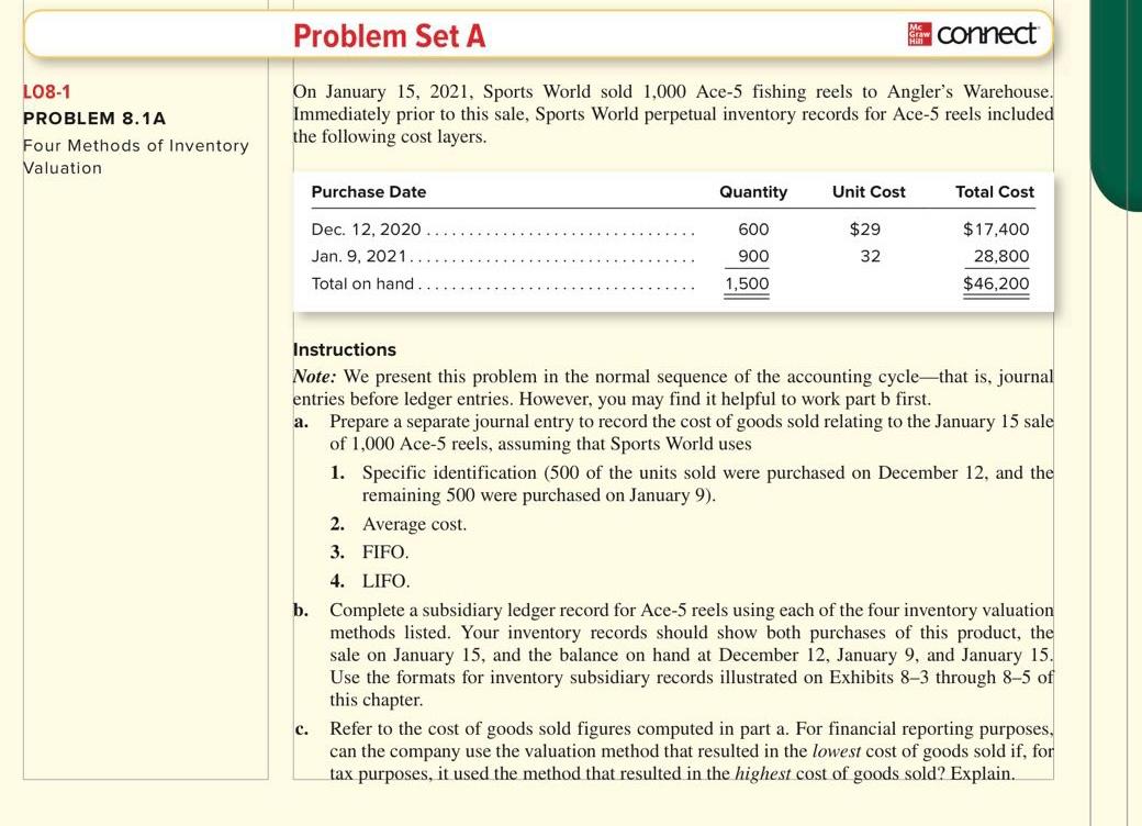 Individual Assignment 2 Part 5 Four methods of | Chegg.com