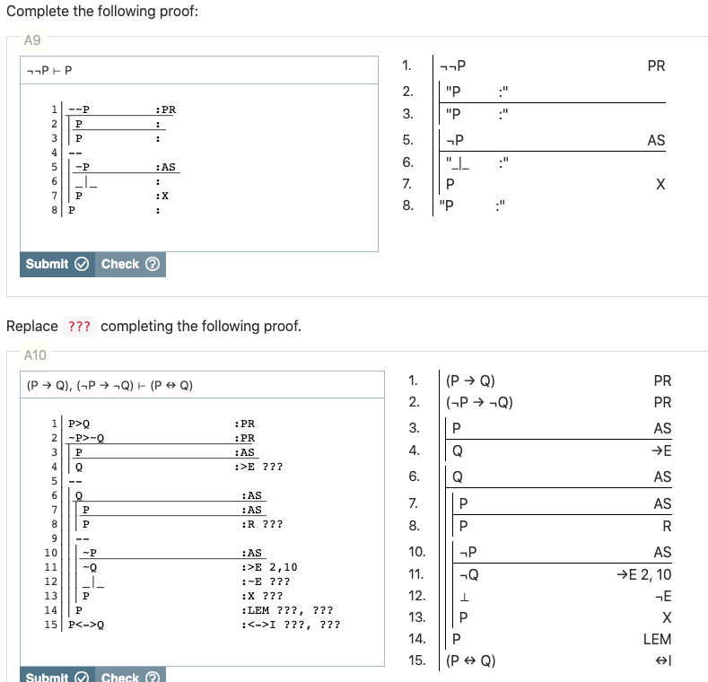 How to enter TFL Symbols in Carnap Here's a reminder. | Chegg.com