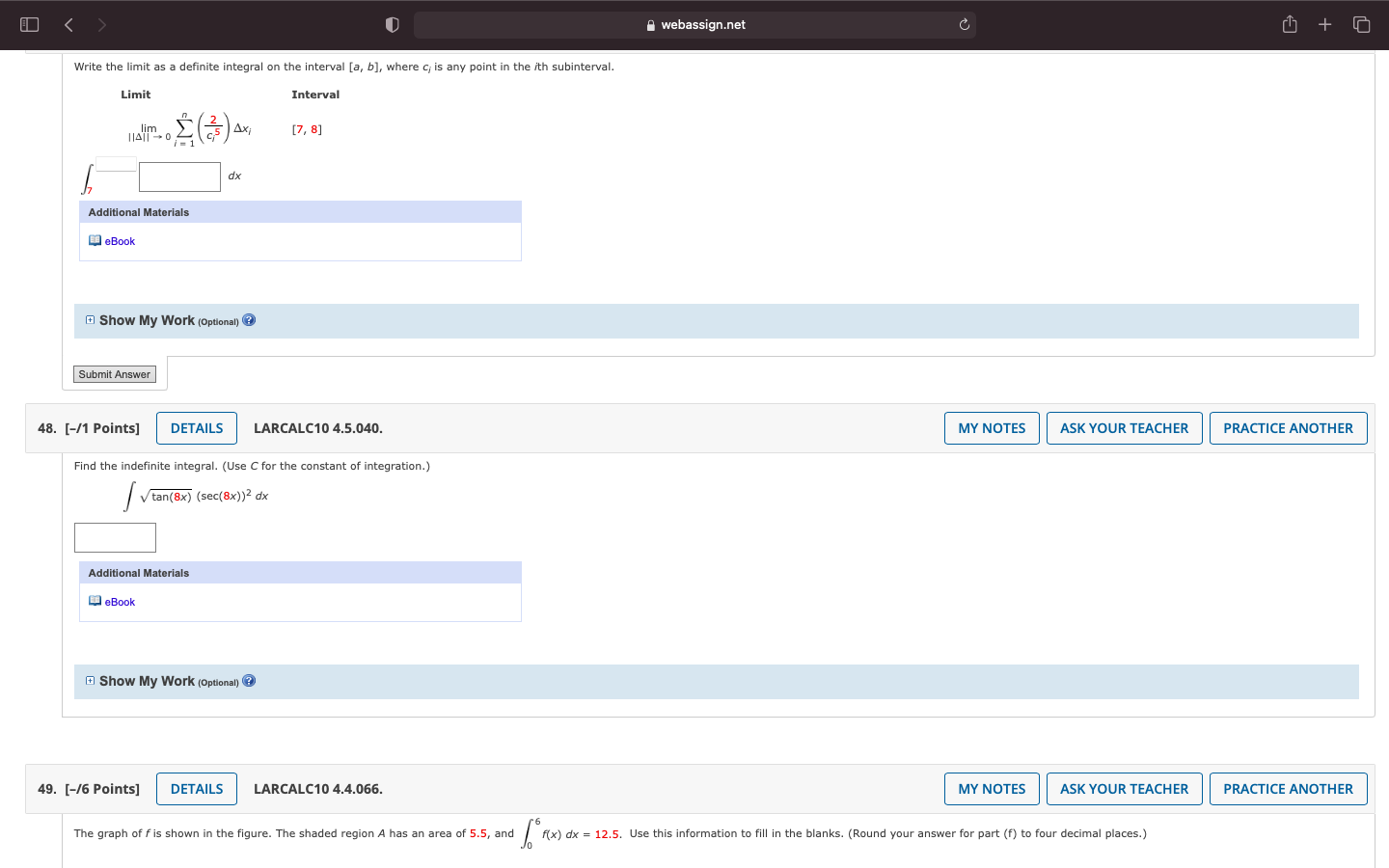 Solved webassign.net + 42. -71 Points) DETAILS | Chegg.com