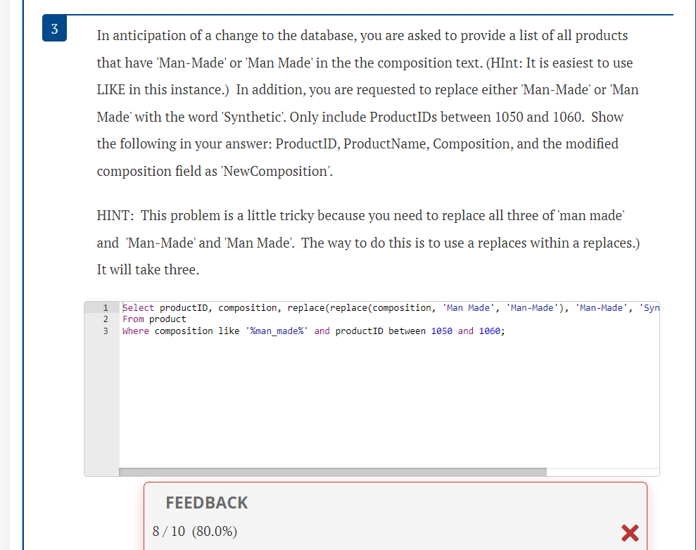 Solved For Each Information Request Below Formulate A 
