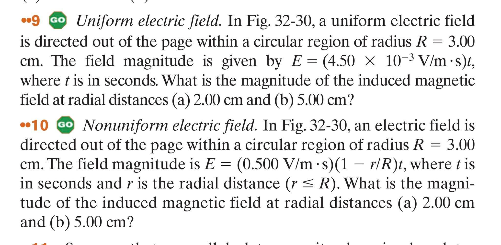 Solved R Figure 32-30 Problems 7 to 10 and 19 to 22. a = | Chegg.com