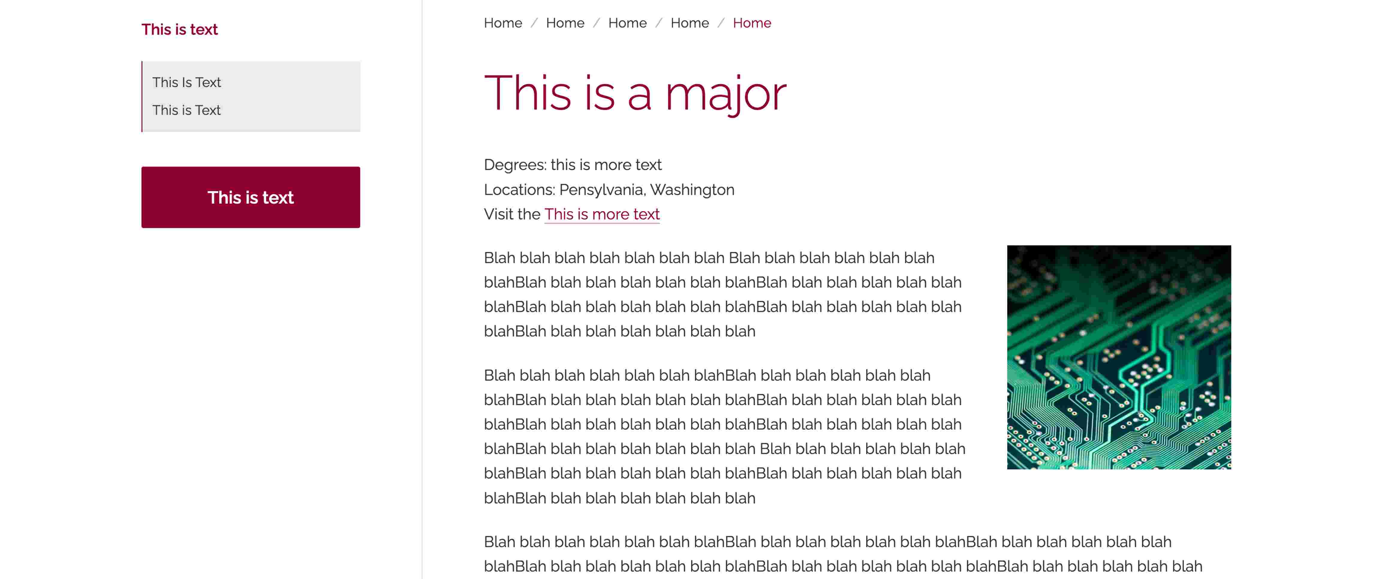 Please mockup this homepage using HTML and CSS only. | Chegg.com