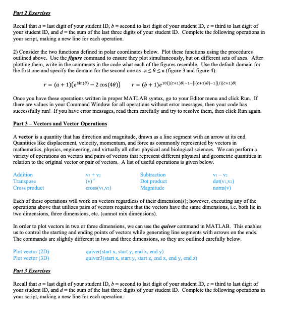 Solved MATLAB, thank you very much! a = 3, b =3, c = 4, d | Chegg.com