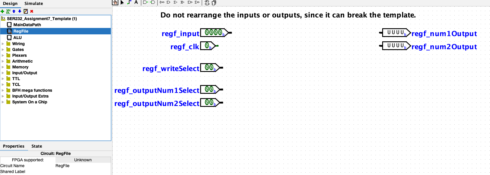 Solved I am having troubles creating this in logisim. Please | Chegg.com