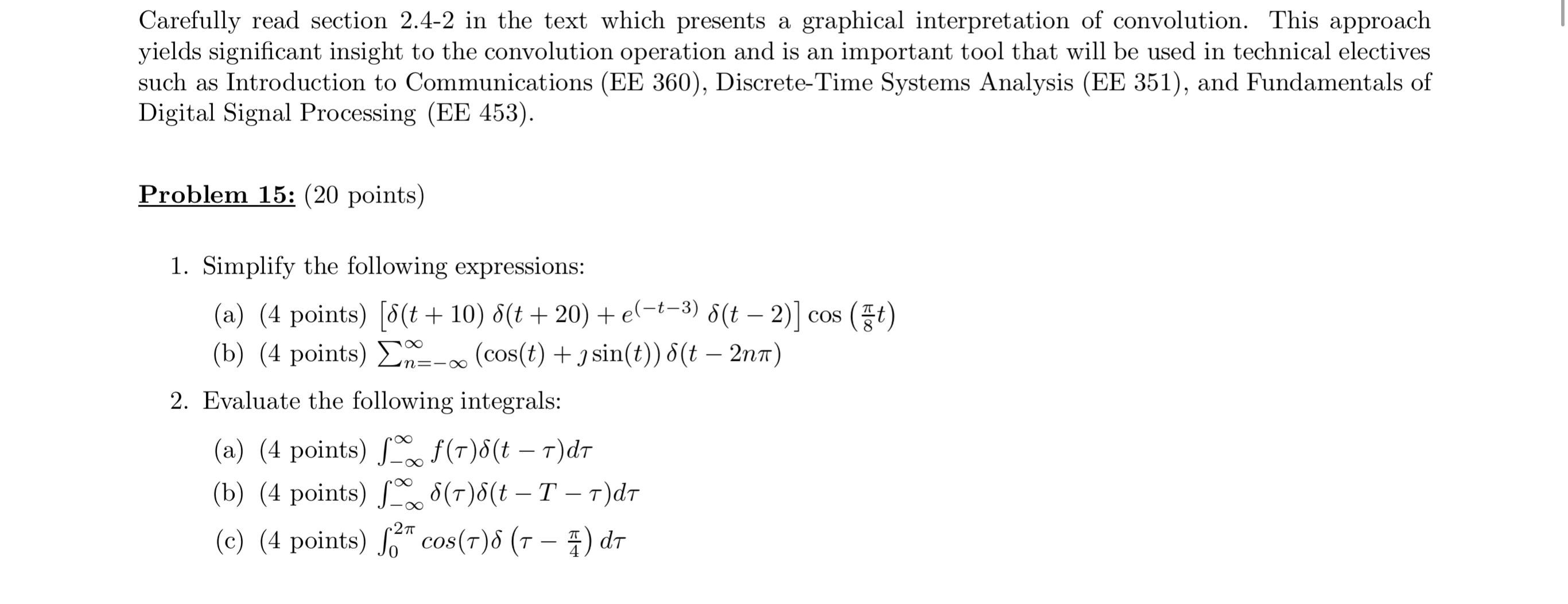 Solved Carefully read section 2.4-2 in the text which | Chegg.com