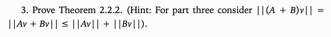 Solved 3. Prove Theorem 2.2.2. (Hint: For part three | Chegg.com