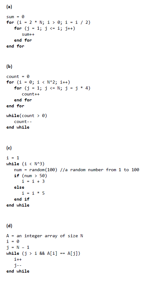 Solved Determine the best- and worst-case runtimes in terms | Chegg.com