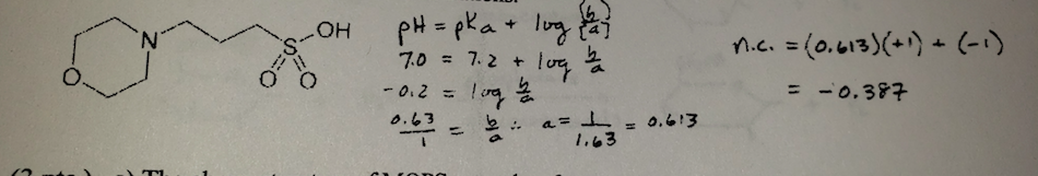 Solved The molecule MOPS (3-(N-morpholino) propane sulfonic | Chegg.com