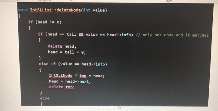 Solved I want to simply modify this code below for a singly | Chegg.com