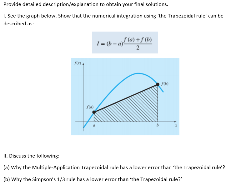 Solved Provide detailed description/explanation to obtain | Chegg.com