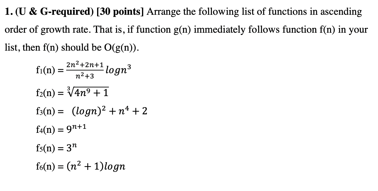 solved-1-u-g-required-30-points-arrange-the-following-chegg