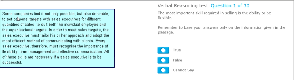 Solved Verbal Reasoning Test ion 1 Of 30 The Most Chegg
