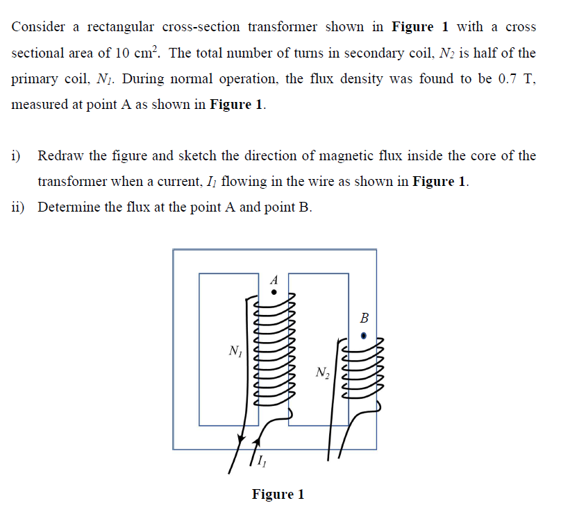 Solved Consider a rectangular cross-section transformer | Chegg.com