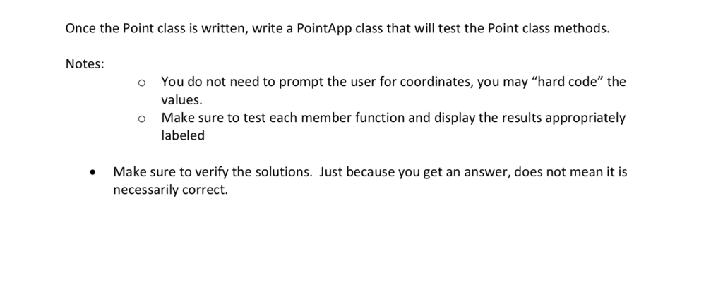 Solved In my CSC110 class we are doing a point lab where ALL | Chegg.com