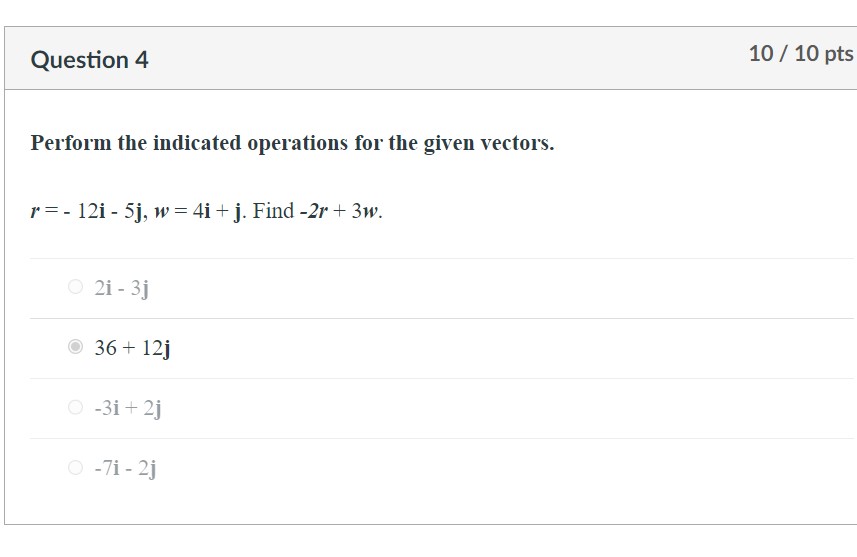 Perform the indicated operations for the given | Chegg.com