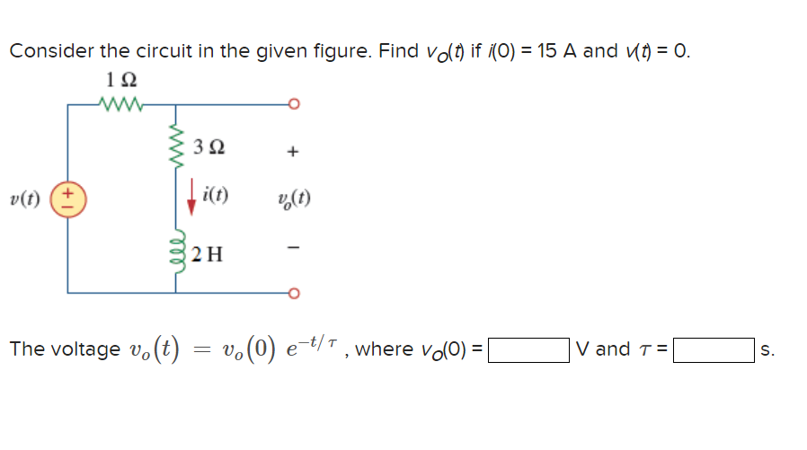 Solved Consider the circuit in the given figure. Find v0(t) | Chegg.com