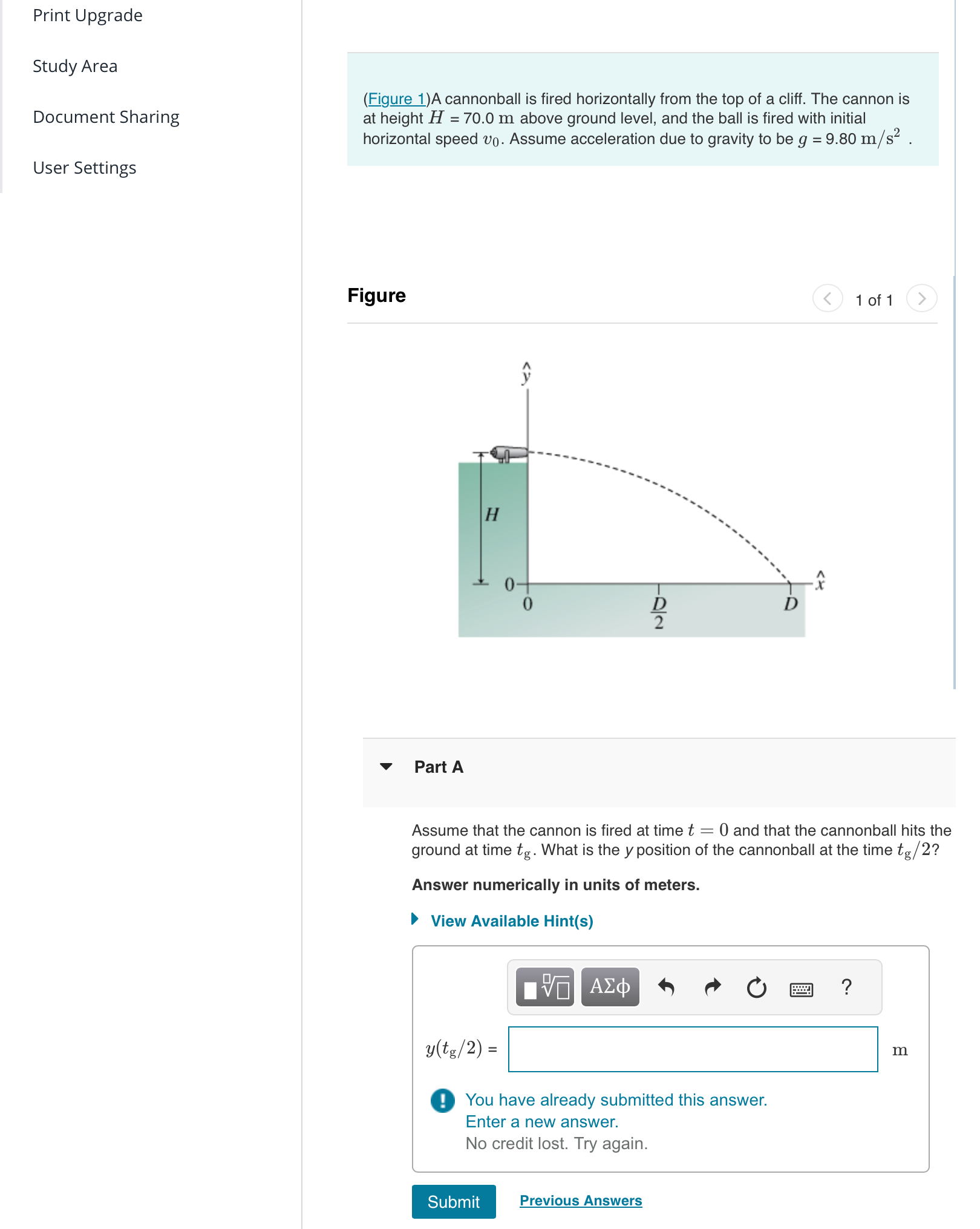 Solved Print UpgradeStudy AreaDocument SharingUser | Chegg.com
