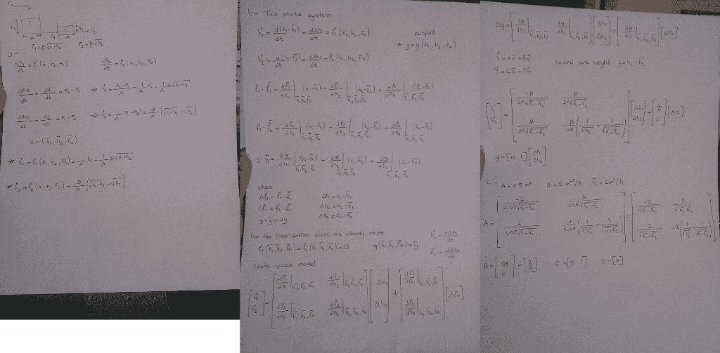 1 2 Modelling Linearization And Simulation Of Two