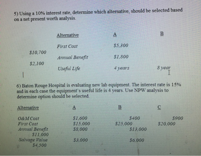 solved-5-using-a-10-interest-rate-determine-which-chegg