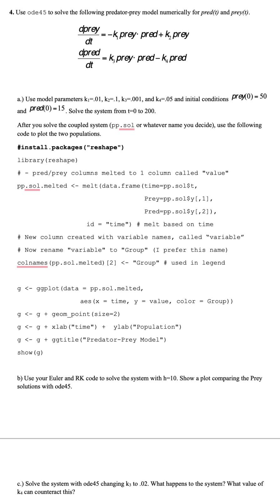 Solved Write all parts of the lab in an R script. When you | Chegg.com