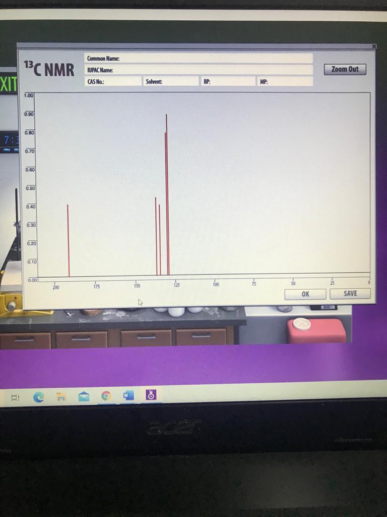 Solved This is a C13 NMR of Benzaldehyde Write a complete | Chegg.com