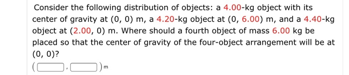 Solved Consider the following distribution of objects: a | Chegg.com