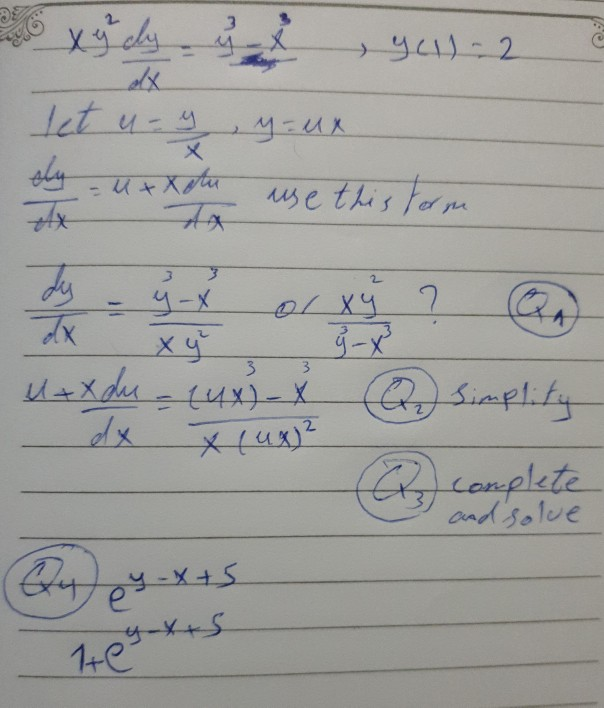 Solved hello , help to solve this equation Q1) correct me | Chegg.com