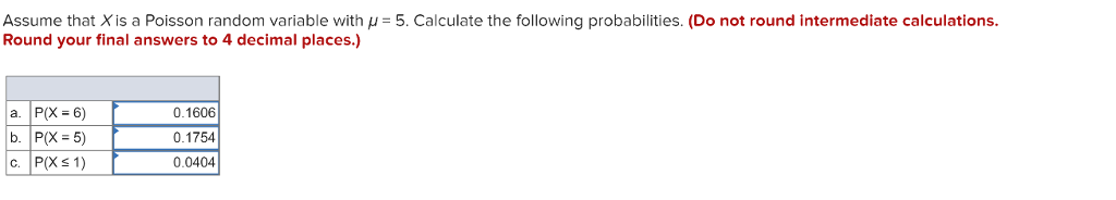 Solved Assume That X Is A Poisson Random Variable With μ 9665
