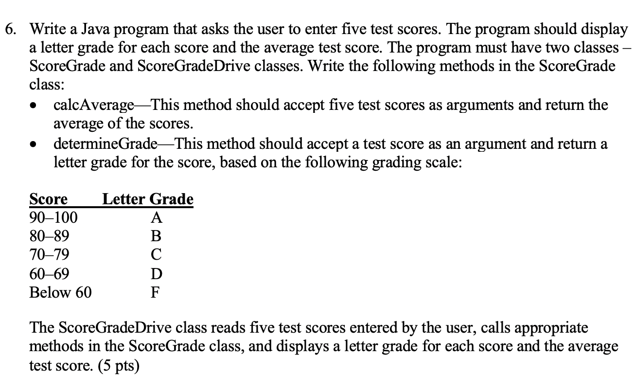 Solved 6 Write A Java Program That Asks The User To Enter 7007