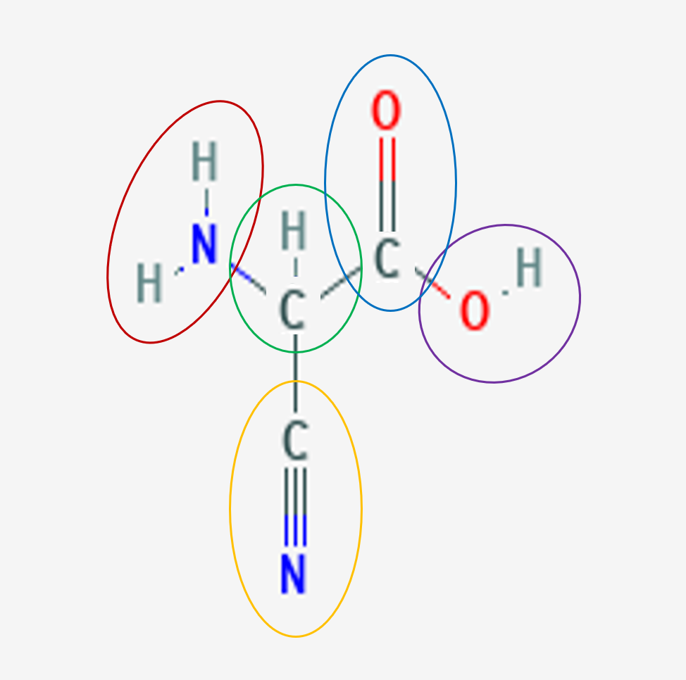 Solved What is the molecular geometry of each circled | Chegg.com